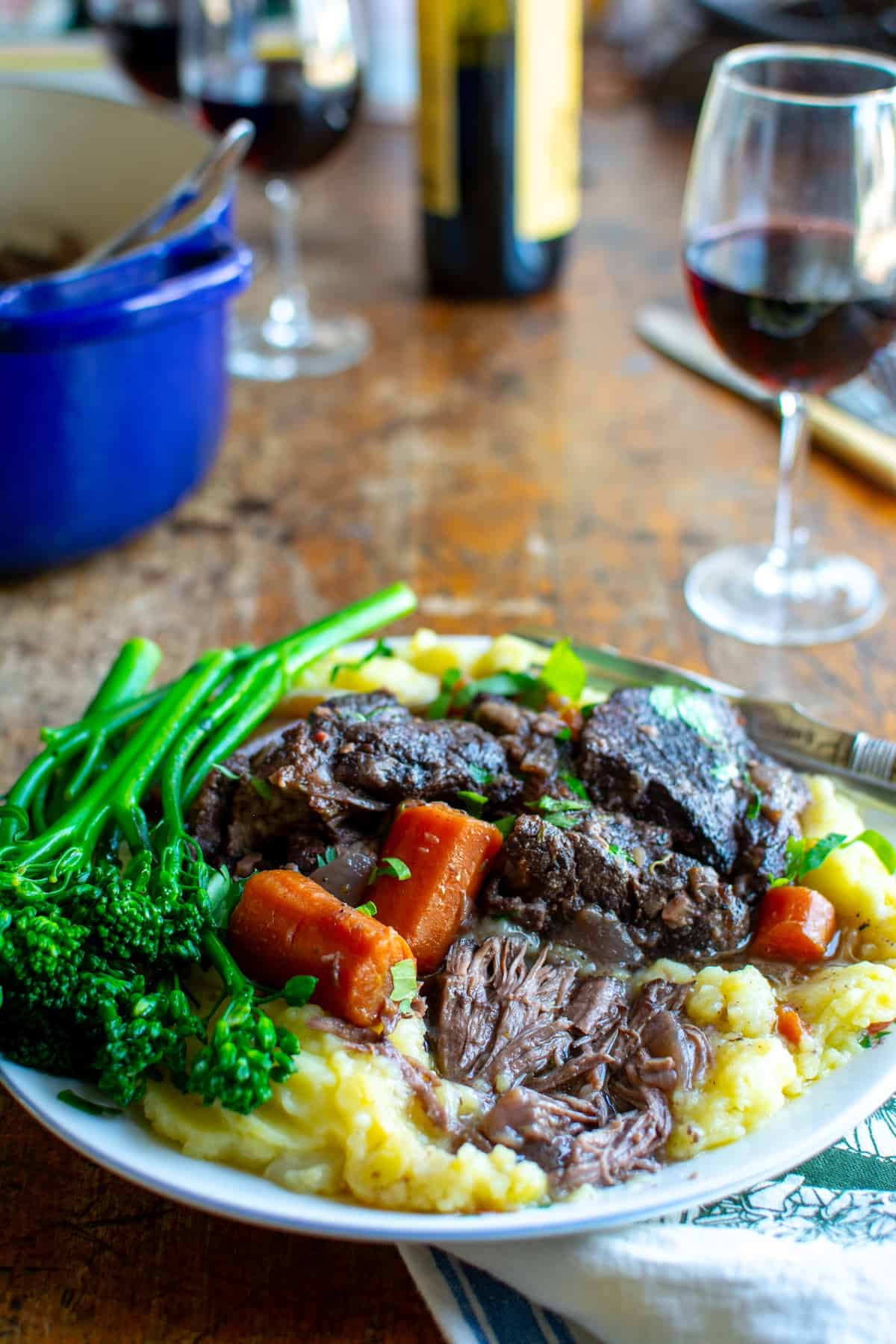 Kate's Best One-Pot Red Wine Braised Beef Recipe - katesbestrecipes.com