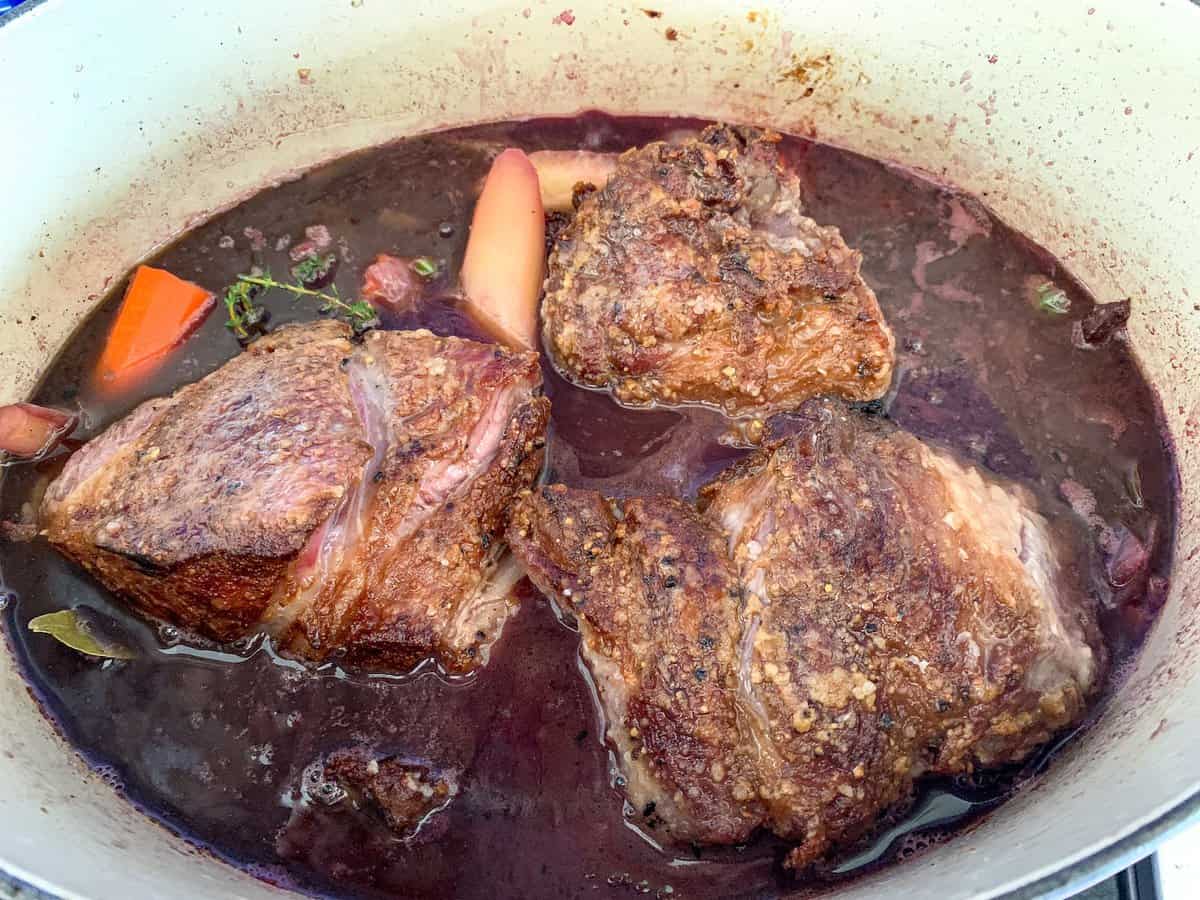 Kate's Best One-Pot Red Wine Braised Beef Recipe - katesbestrecipes.com