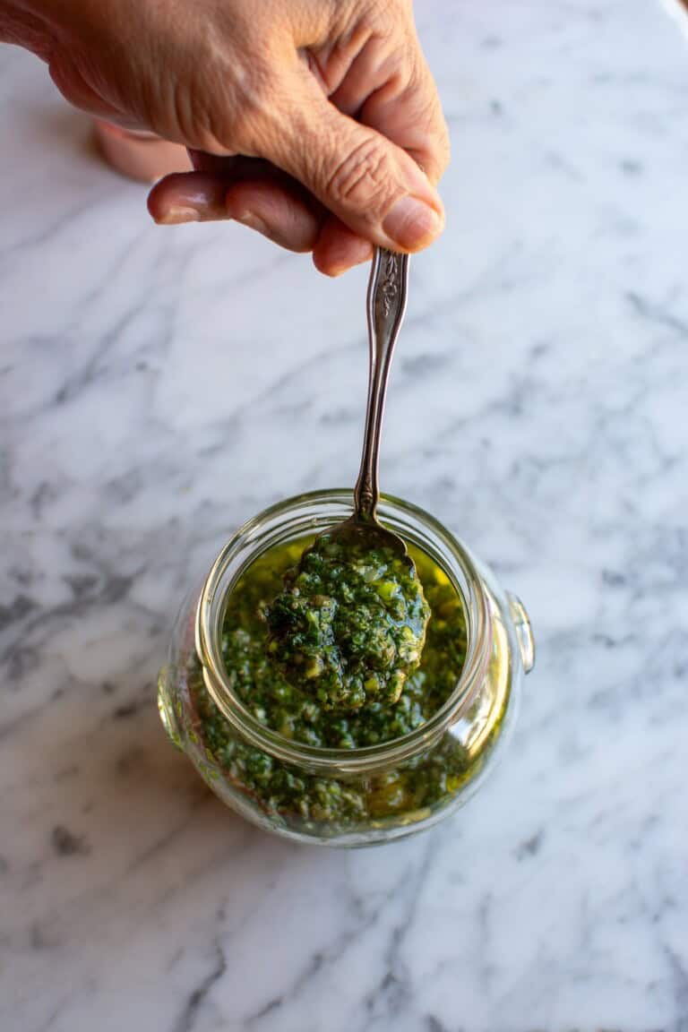 Kate's Best Italian Salsa Verde Recipe With Capers - katesbestrecipes.com