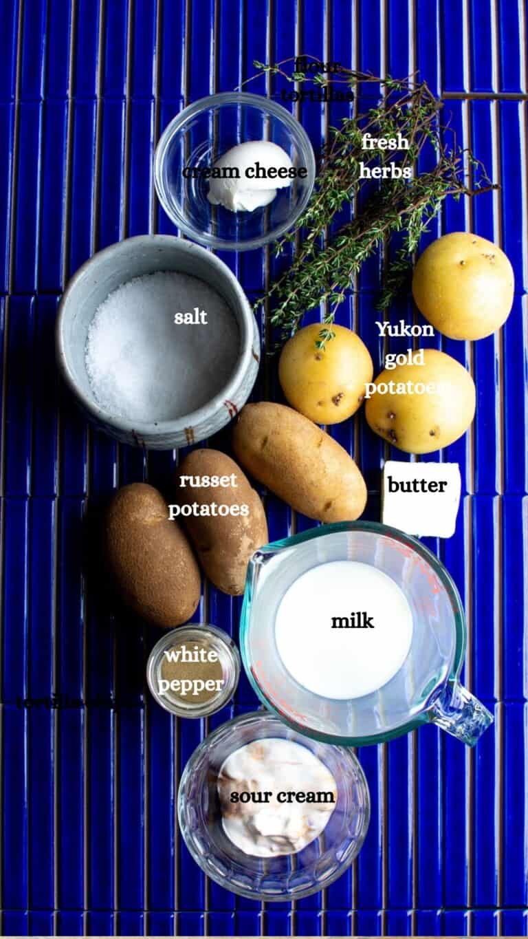 Small Batch Homemade Mashed Potatoes Recipe For Two - katesbestrecipes.com